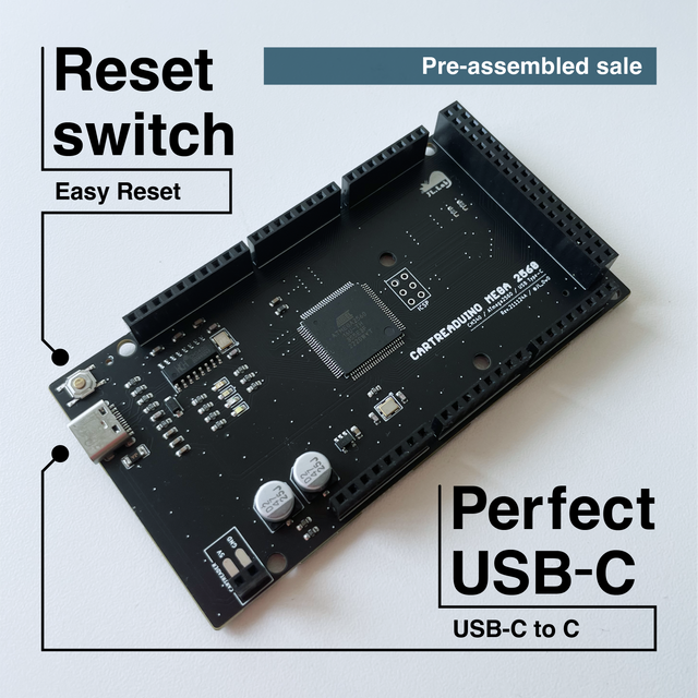 Perfect USB-C Arduino Mega *Only with Cartridge Reader V3-ALTER build